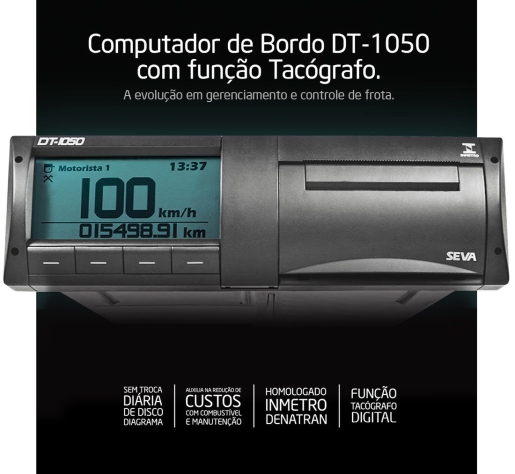 TACOGRAFO SEVA DT-1050 – Inovel